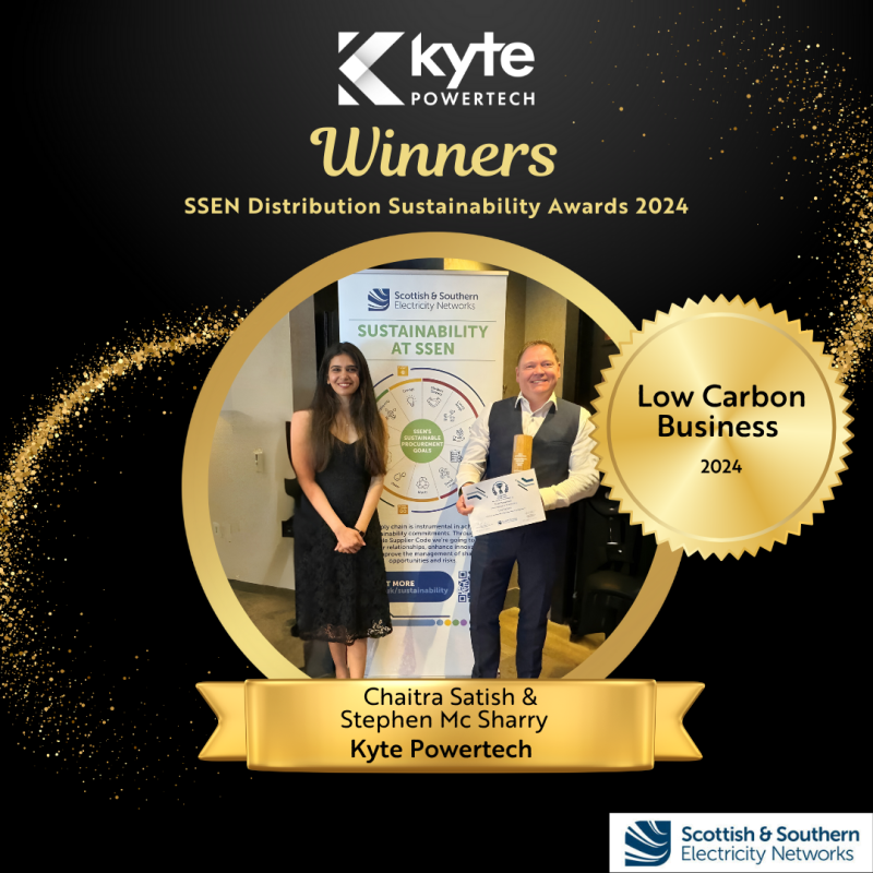 Kyte Powertech Wins "Low Carbon" Award at 2024 SSEN Distribution Sustainability Awards - Kyte ...