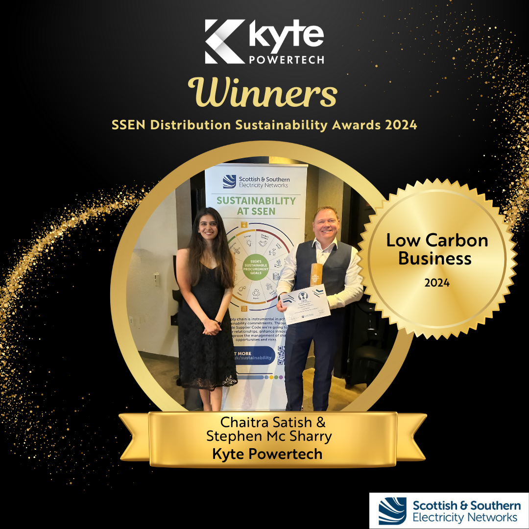 Kyte Powertech Wins "Low Carbon" Award at 2024 SSEN Distribution ...